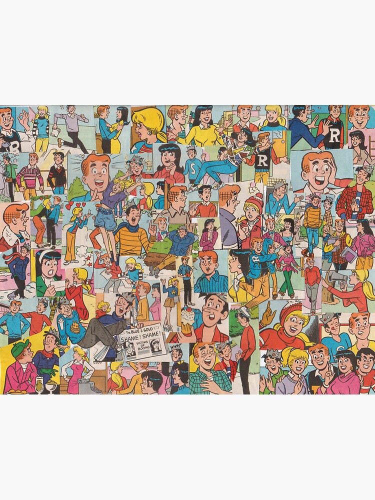 "Archie Comics Collage #2" Sticker for Sale by doodlesburg | Redbubble