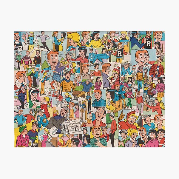 "Archie Comics Collage #2" Photographic Print by doodlesburg | Redbubble