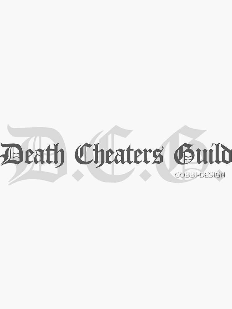 "Death Cheaters Guild | D.C.G. • Drift" Sticker for Sale by GOBBI ...