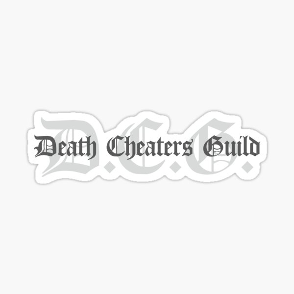 "Death Cheaters Guild | D.C.G. • Drift" Sticker for Sale by GOBBI ...