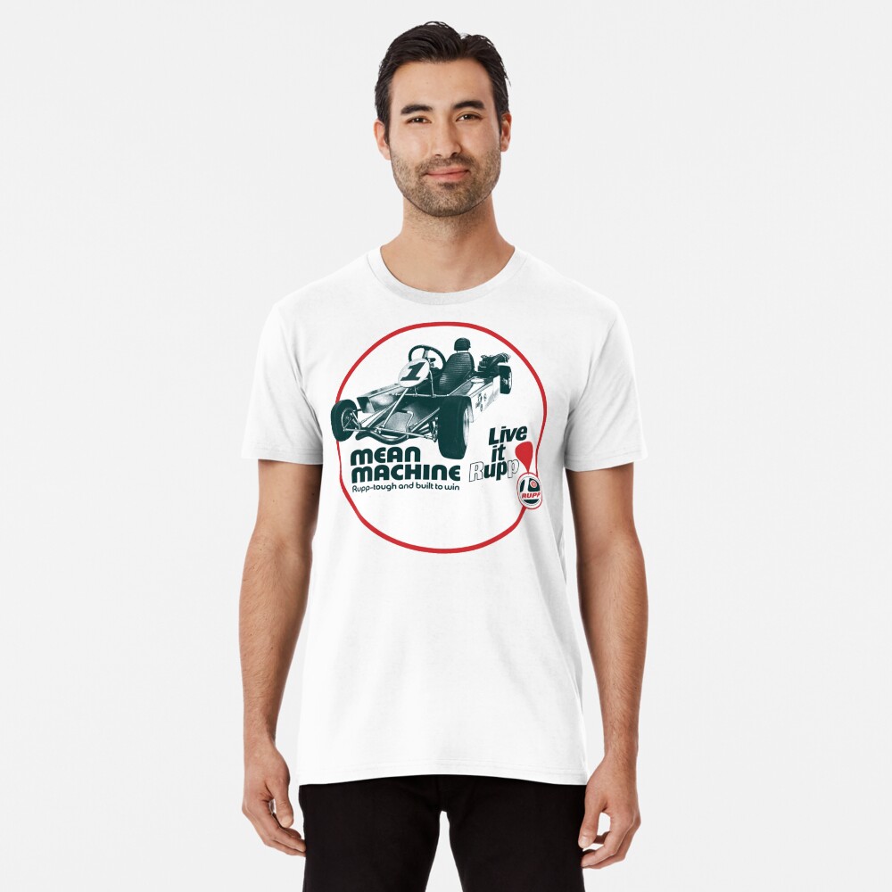 "Mean machine Rupp kart - 1970s vintage karting" Sticker for Sale by ...