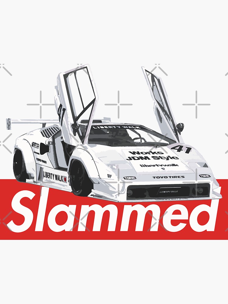 "Lamborghini Countach LP5000 slammed stanced widebody bosozuku japan ...