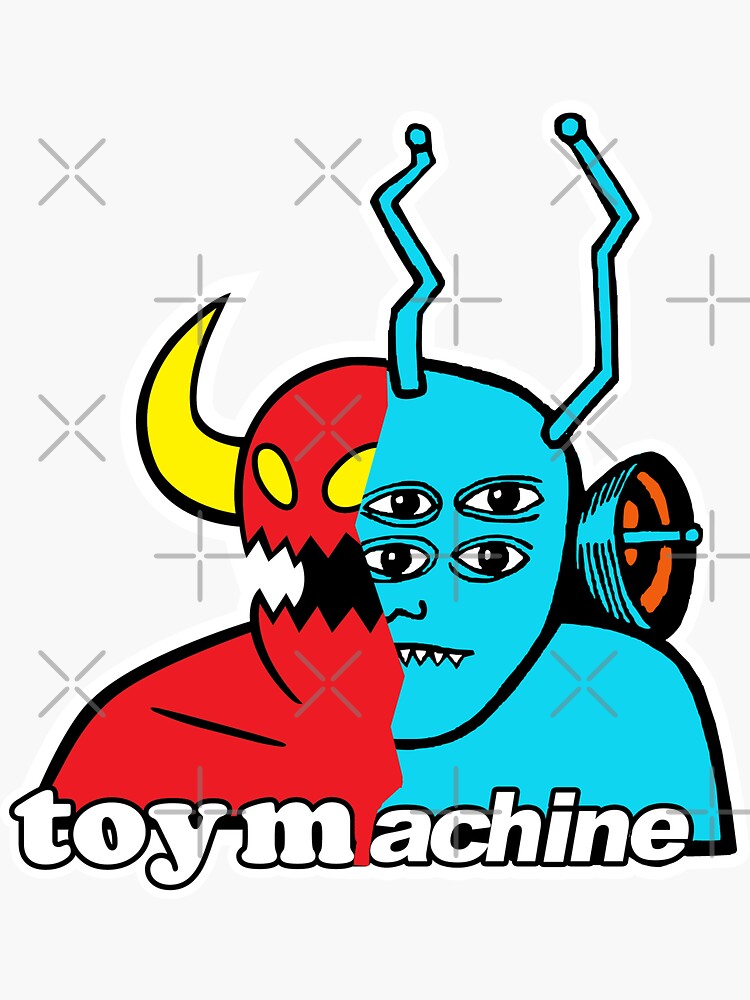 "Toy machine logo monsters" Sticker for Sale by Peppesk877 | Redbubble