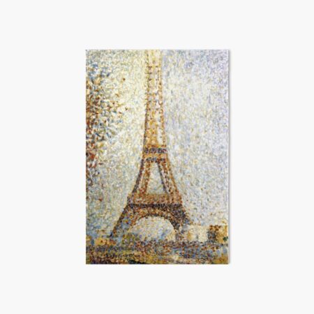 "Georges Seurat Eiffel Tower Pointillism" Art Board Print for Sale by ...