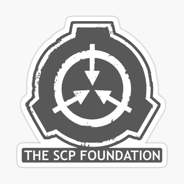 "SCP Foundation logo white - Secure Contain Protect" Sticker for Sale ...