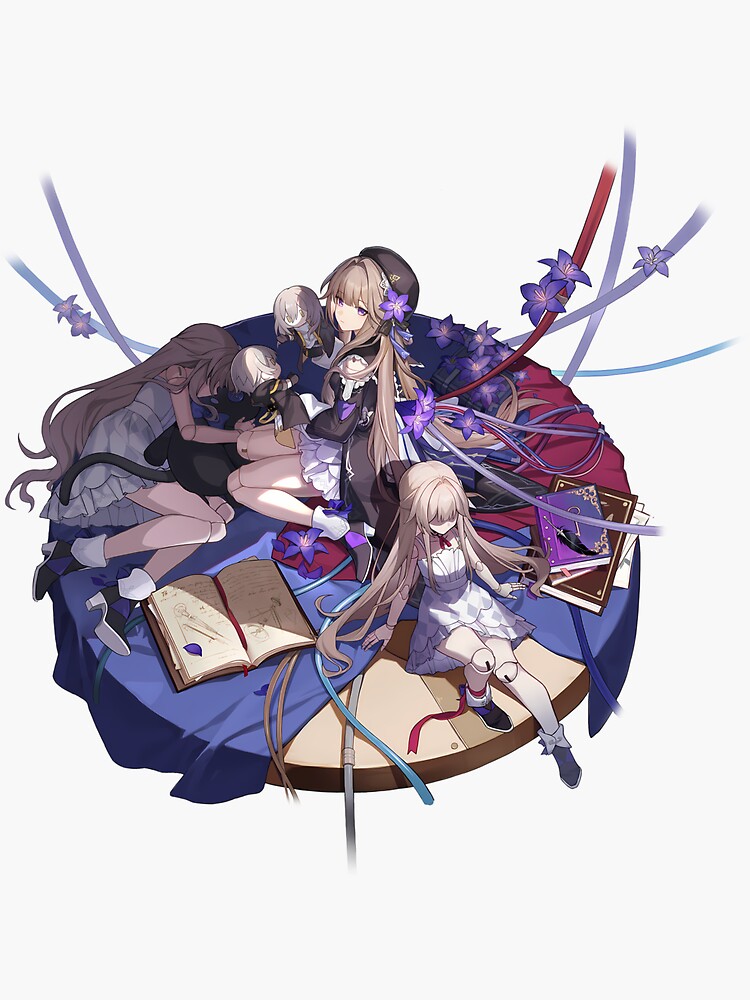 "Herta Splash Art, Honkai Star Rail" Sticker by Demray | Redbubble