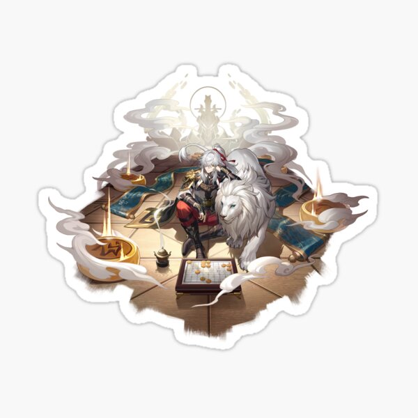 "Jing Yuan Splash Art, Honkai Star Rail" Sticker by Demray | Redbubble