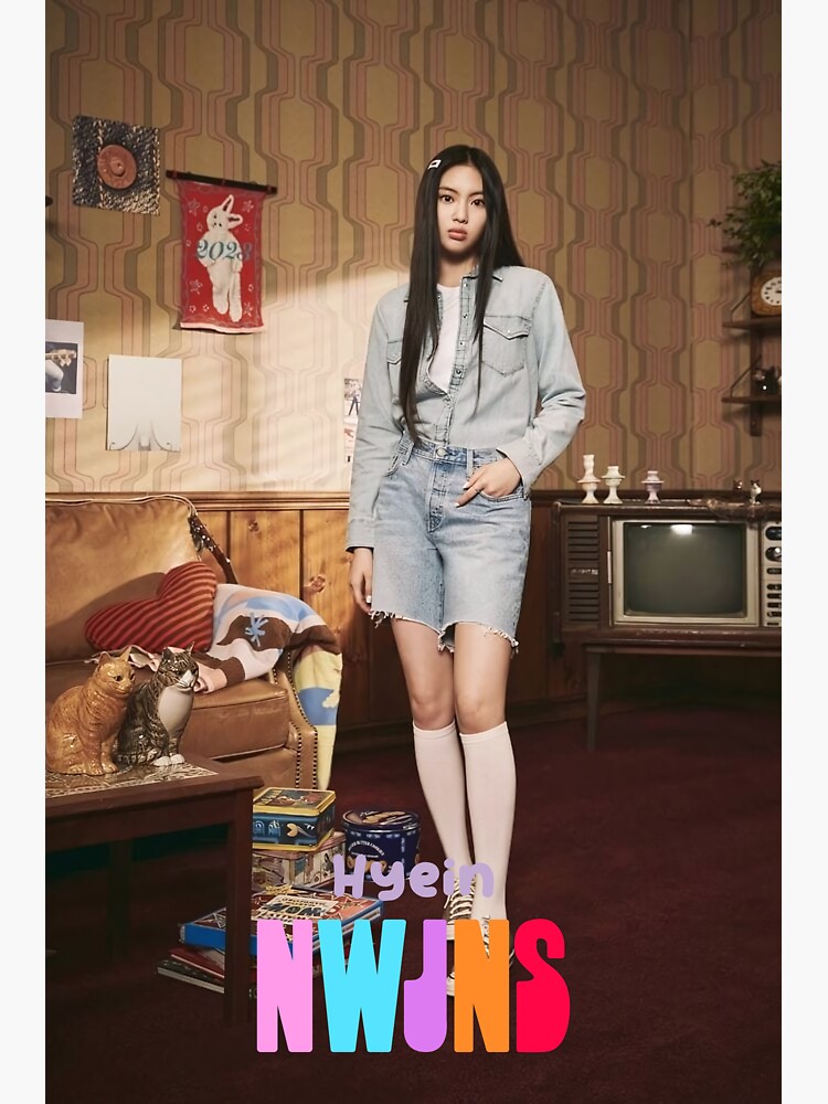 "Hyein Super Shy Cool With You ETA New Zip" Sticker for Sale by Valereekmerch | Redbubble