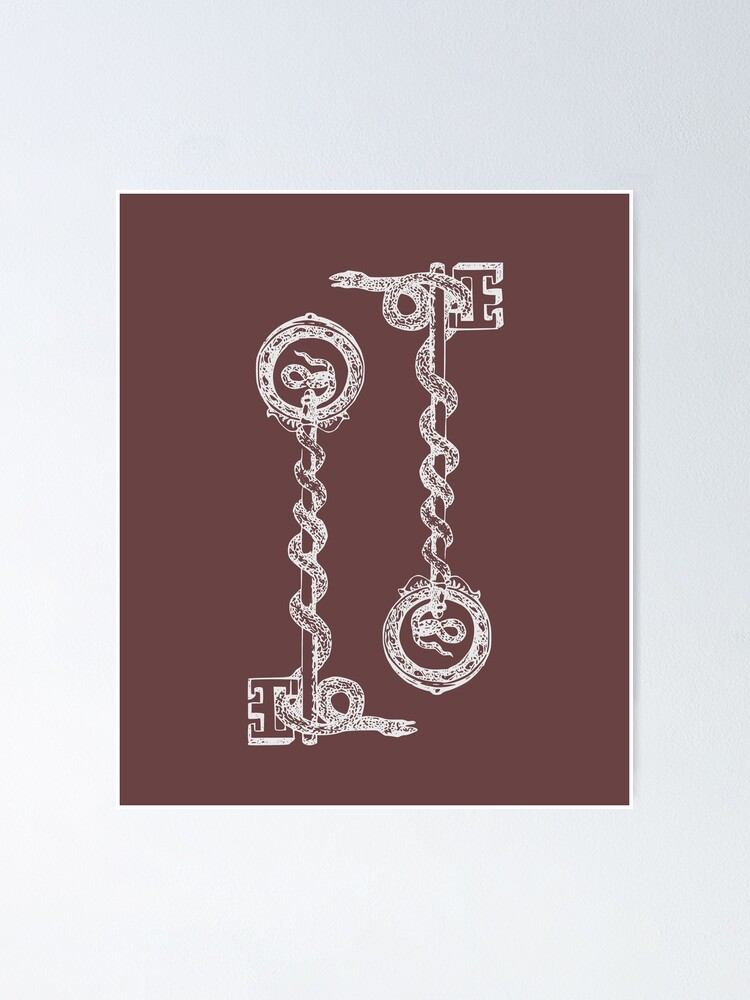 Póster «Emblema oculto de Alchemy Double Keys Alchemy» de h44k0n ...
