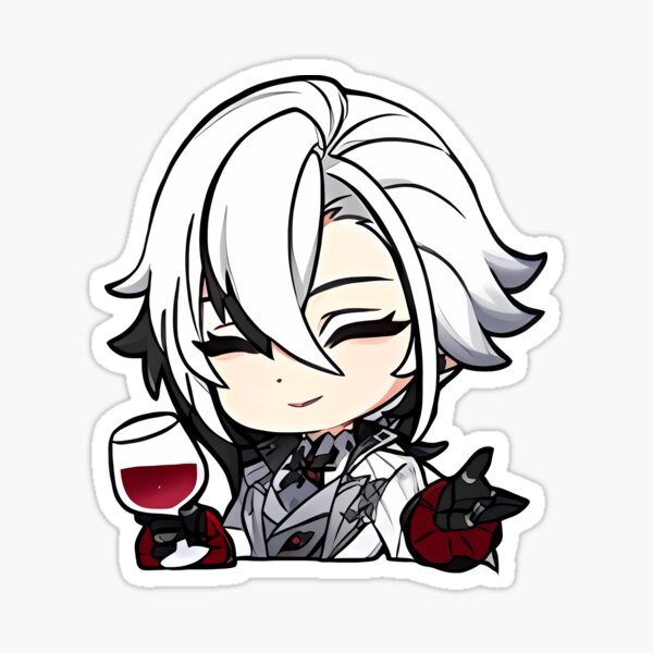 "Arlecchino / The Knave | Genshin Impact" Sticker for Sale by ...