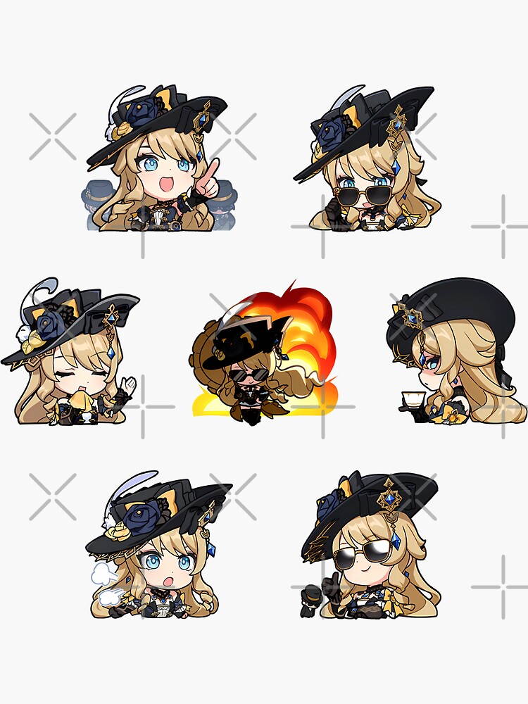 "Navia Pack | Genshin Impact" Sticker for Sale by Verthalies | Redbubble