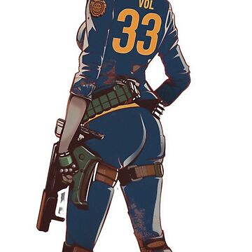 "Sticker TV-Show FALLOUT - Vault Girl" Sticker for Sale by ...
