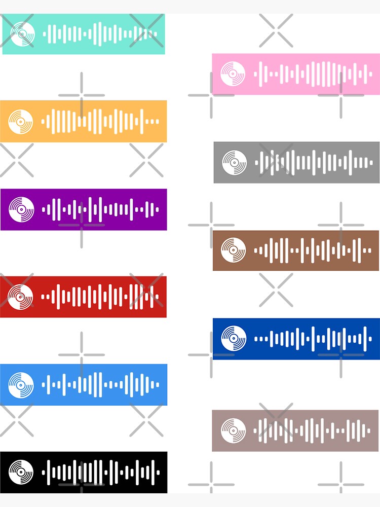 "Taylor Swift Spotify Album Codes Sticker Pack" Magnet for Sale by ...