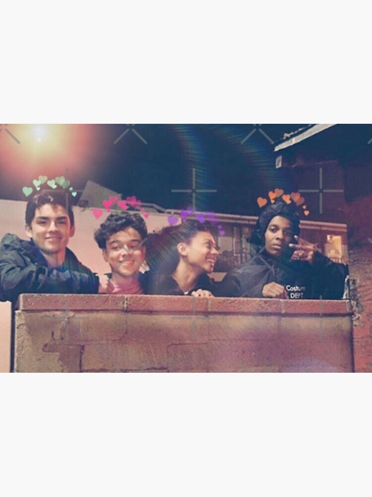 "Cesar, Monse, Ruby and Jamal" Canvas Print for Sale by LenaG56 | Redbubble