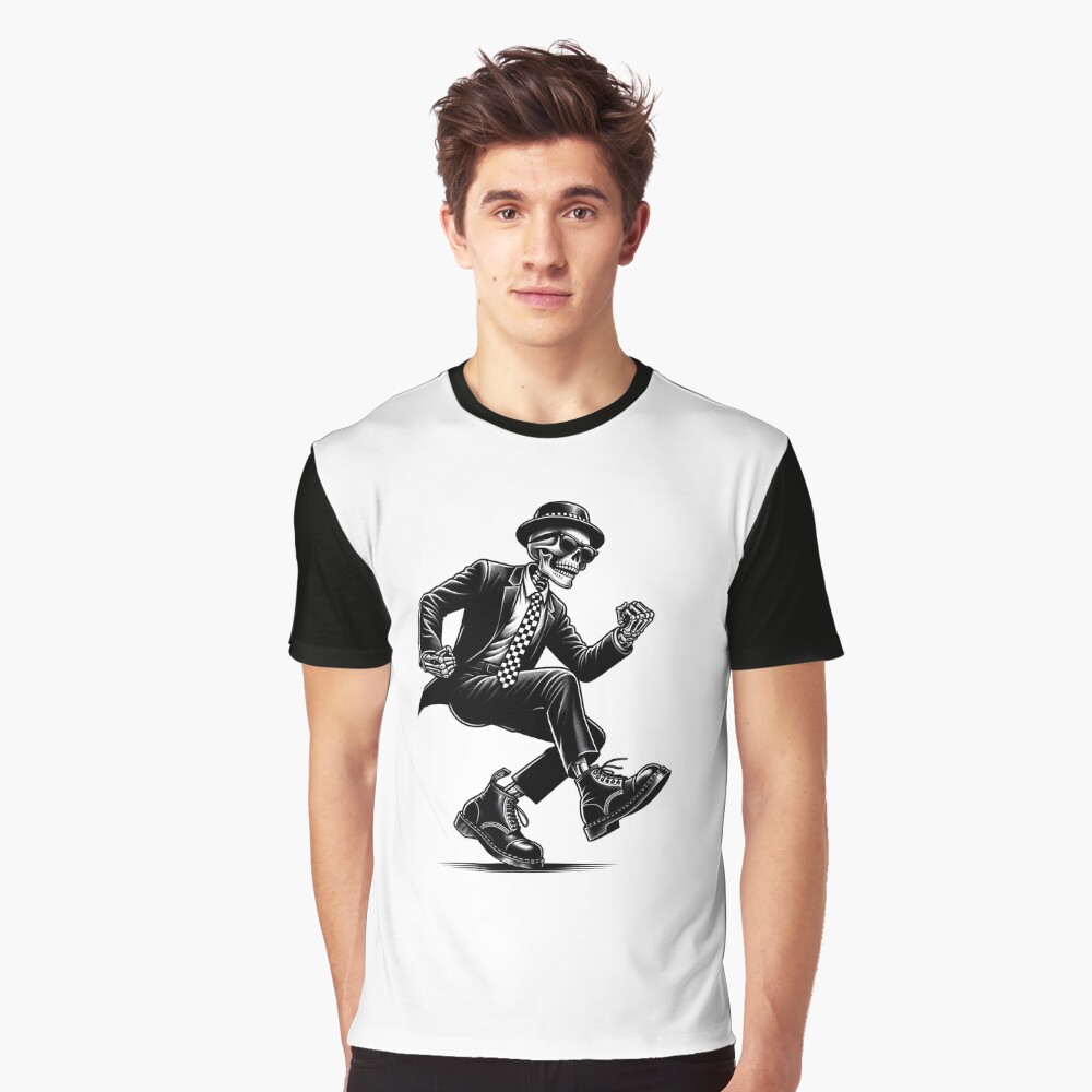 "Skeleton dancing Ska" Sticker for Sale by Berlin Ska Club | Redbubble