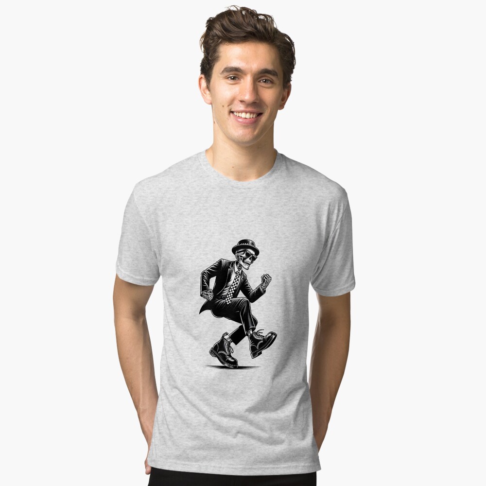 "Skeleton dancing Ska" Sticker for Sale by Berlin Ska Club | Redbubble