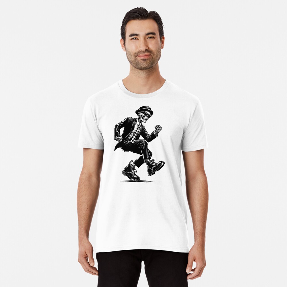 "Skeleton dancing Ska" Sticker for Sale by Berlin Ska Club | Redbubble