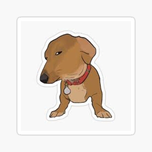 "Sus Dog" Sticker for Sale by bend-dont-break | Redbubble