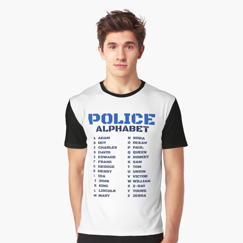 "Cop Alphabet Code" Poster for Sale by AnnSign | Redbubble