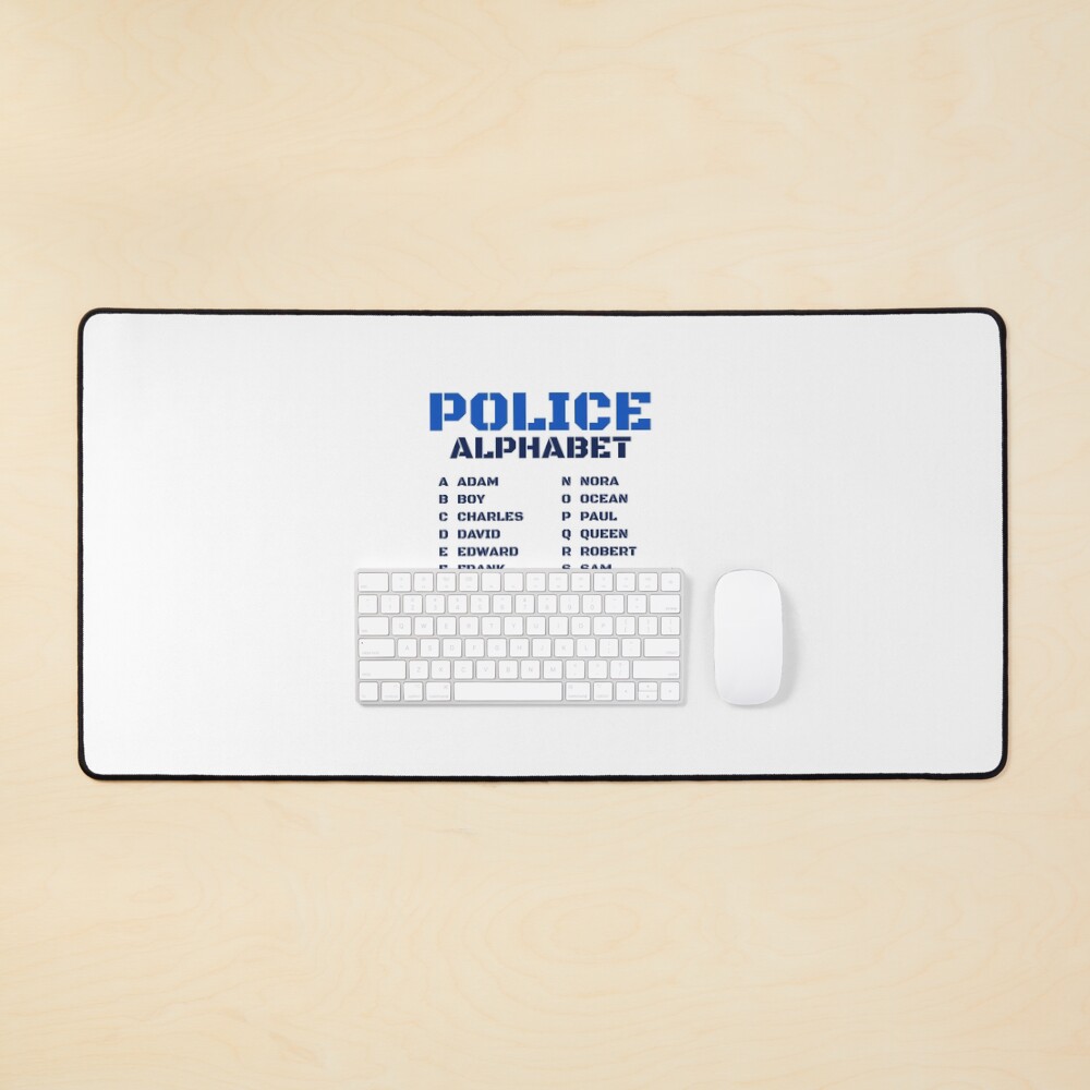 "Cop Alphabet Code" Poster for Sale by AnnSign | Redbubble
