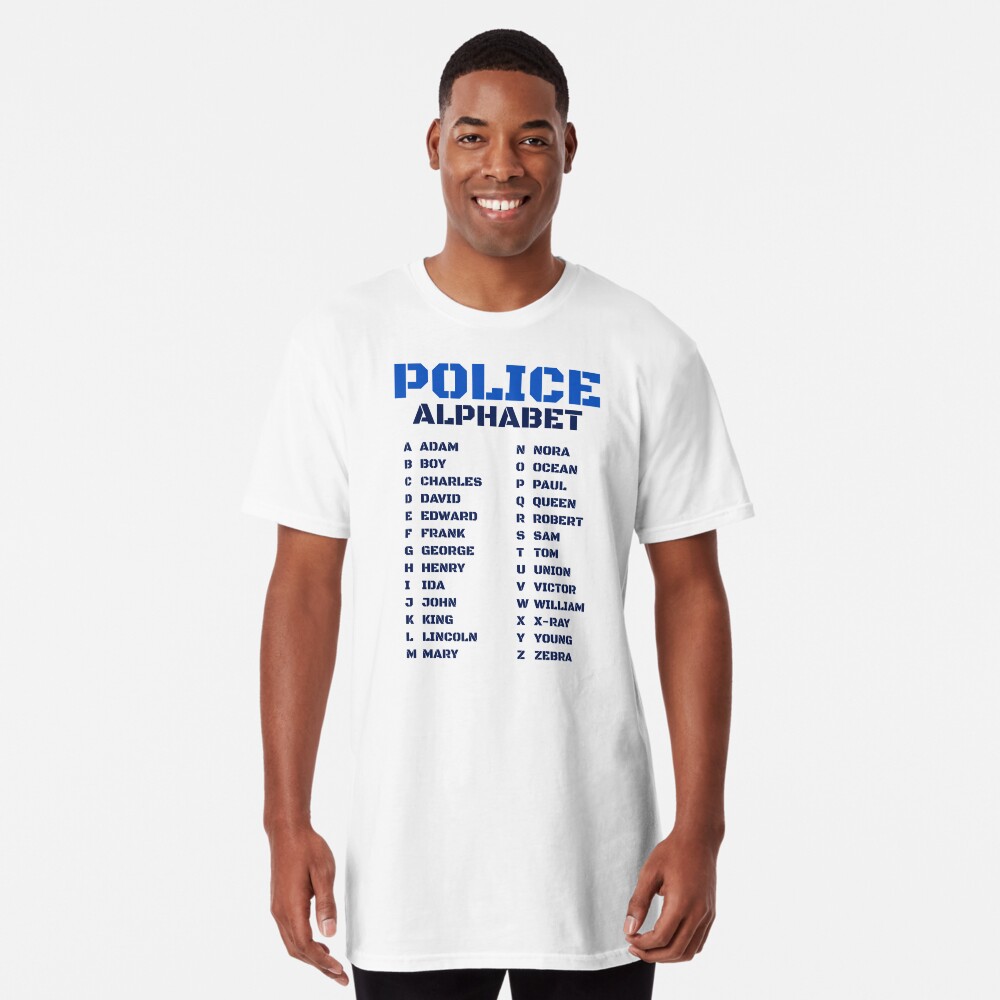 "Cop Alphabet Code" Poster for Sale by AnnSign | Redbubble