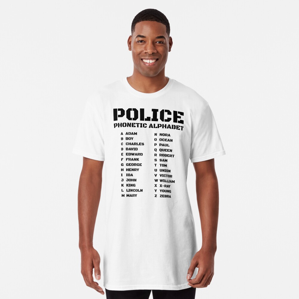 "Police Phonetic Alphabet Code" Poster for Sale by AnnSign | Redbubble