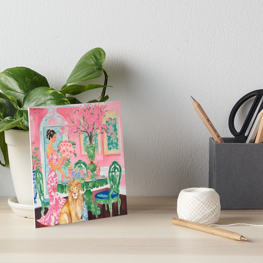 "Grandmillennial art, Flower arrangement" Poster for Sale by ...