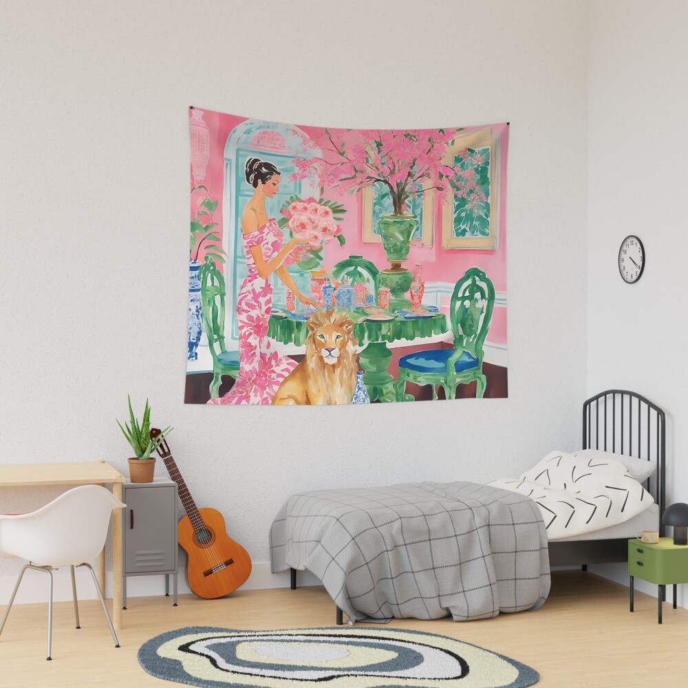 "Grandmillennial art, Flower arrangement" Poster for Sale by ...