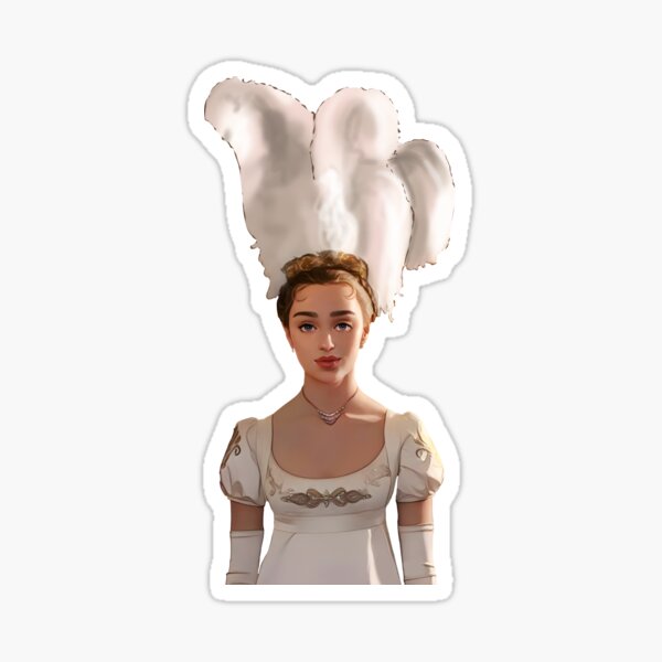 "Daphne Bridgerton debut portrait - Bridgerton FanArt" Sticker for Sale ...