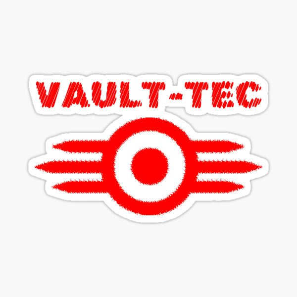 "VAULT-TEC" Sticker for Sale by ededigitalart | Redbubble