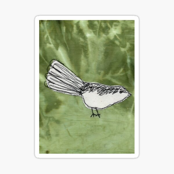 "Fantail" Sticker for Sale by Samantha Sutherland | Redbubble