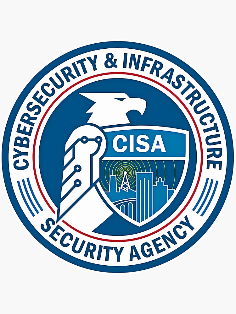 "Cisa Logo" Sticker for Sale by MadelineJoh | Redbubble