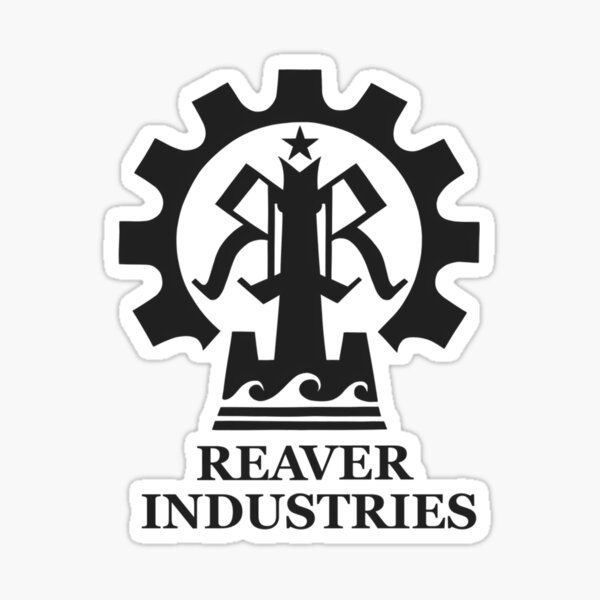 "Reaver Industries Logo" Sticker for Sale by Ochbrulist | Redbubble
