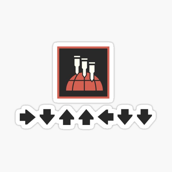 "Helldivers 2 380mm HE Barrage" Sticker for Sale by D D | Redbubble