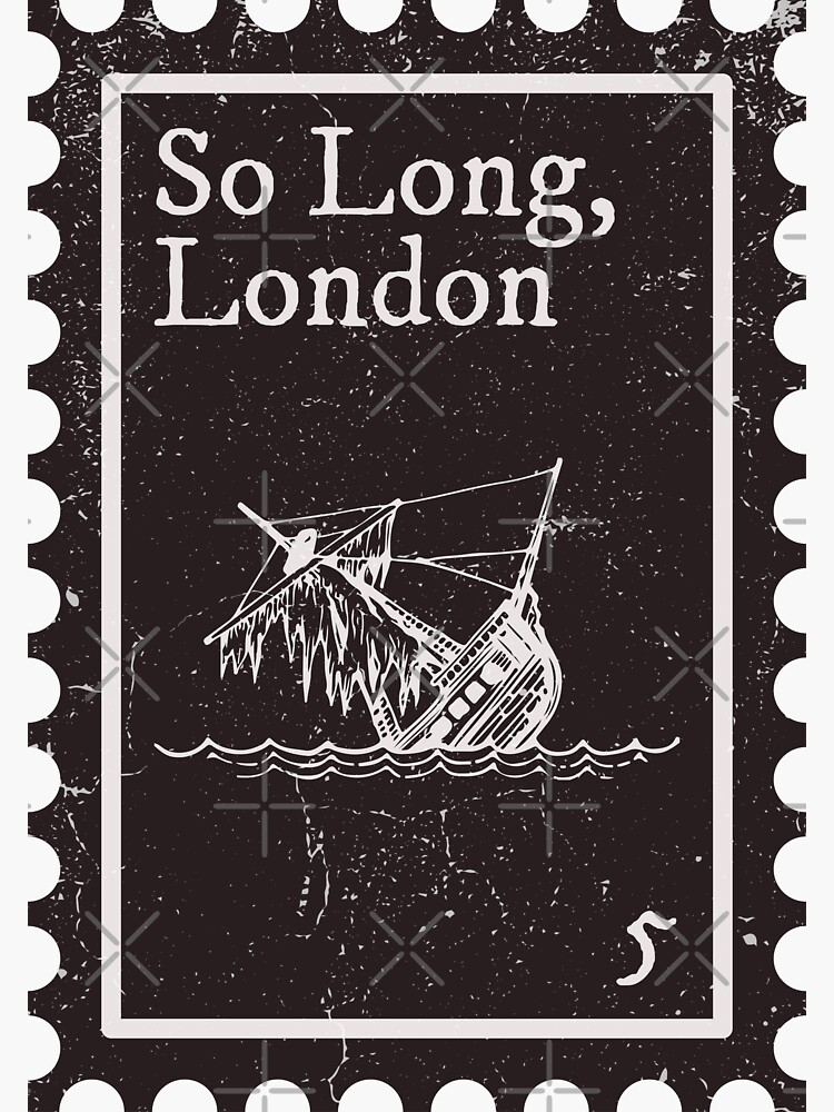 "So Long, London stamp Taylor Swift" Sticker by Jujiab | Redbubble