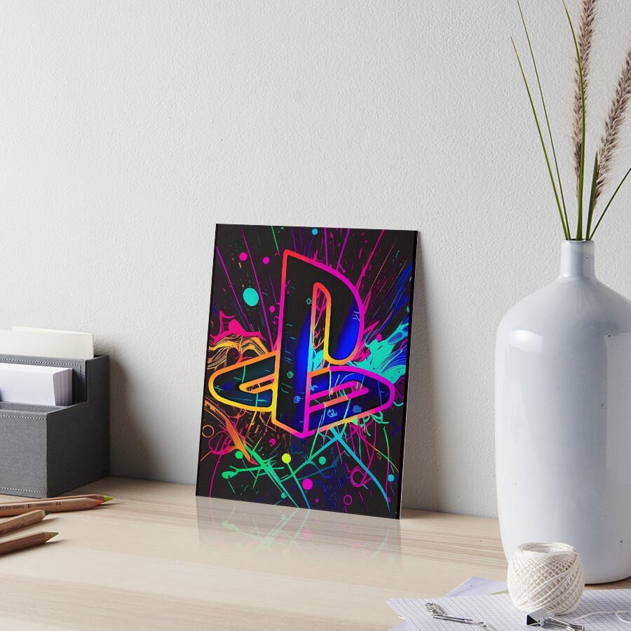 "Playstation Logo Colors Future Modern " Poster for Sale by ...