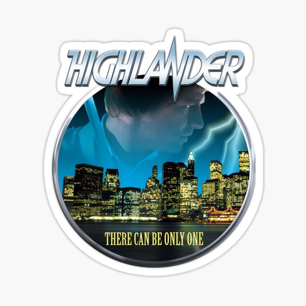 "Highlander" Sticker for Sale by ZackRowe88 | Redbubble