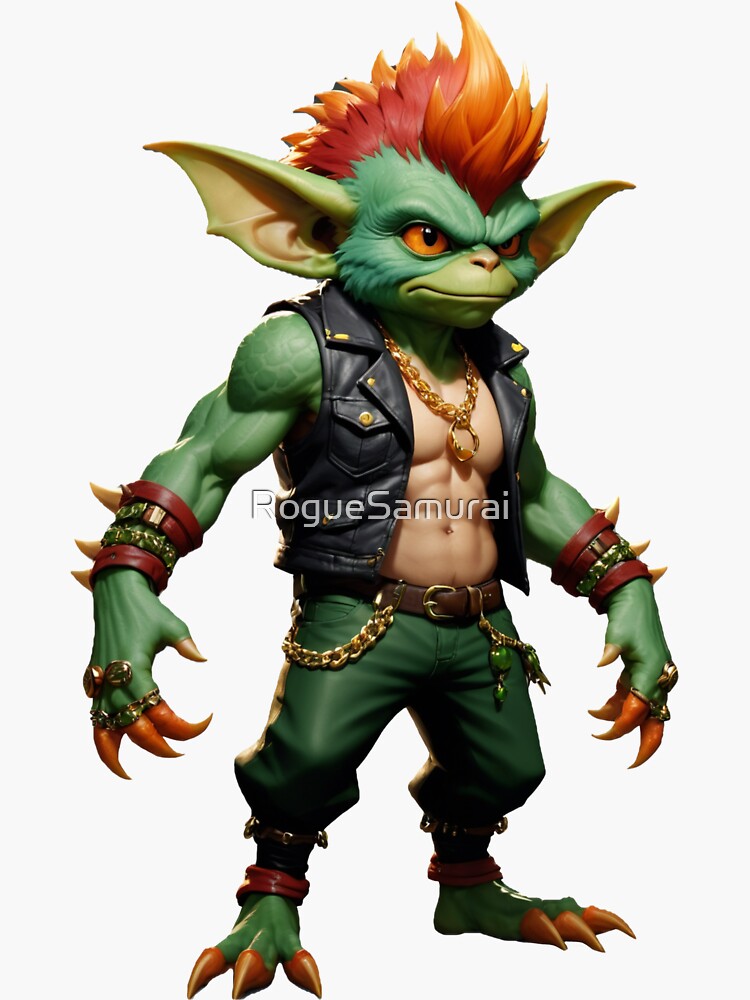 "Claws Gremlin " Sticker for Sale by RogueSamurai | Redbubble