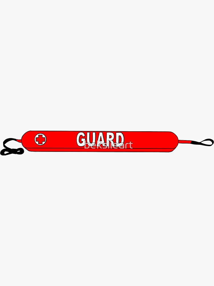"Lifeguard tube" Sticker for Sale by bekslieart | Redbubble