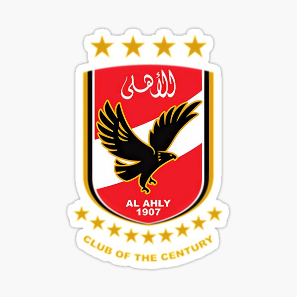 "Al-Ahly Football Club New 9 Stars Logo" Sticker by MitchHean | Redbubble