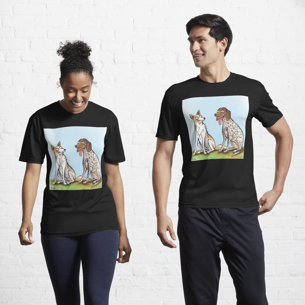 "2 Dogs" Poster for Sale by Jed Dunstan | Redbubble