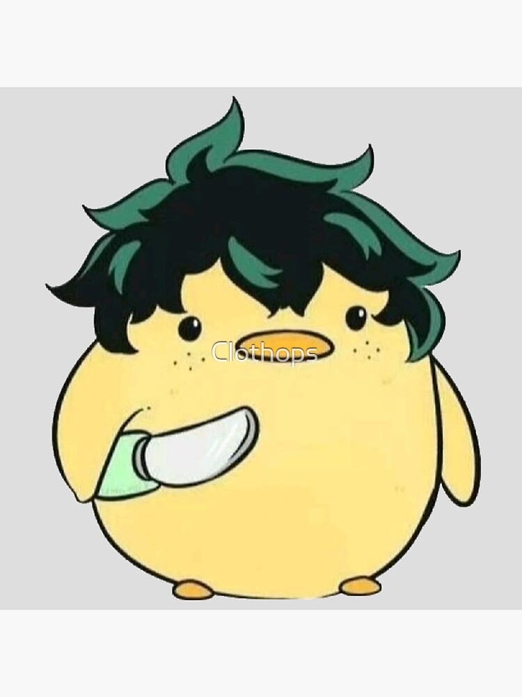 "Cute duck anime main character fanart" Photographic Print for Sale by ...