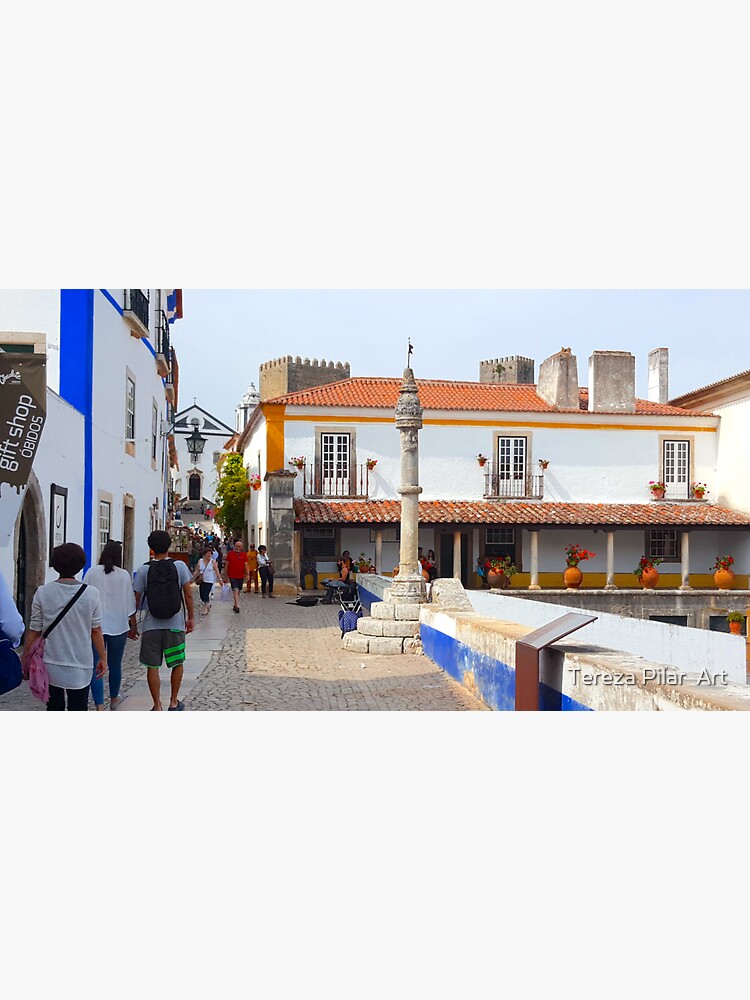 "Óbidos Castle. Village inside the walls. Portugal" Sticker for Sale by ...