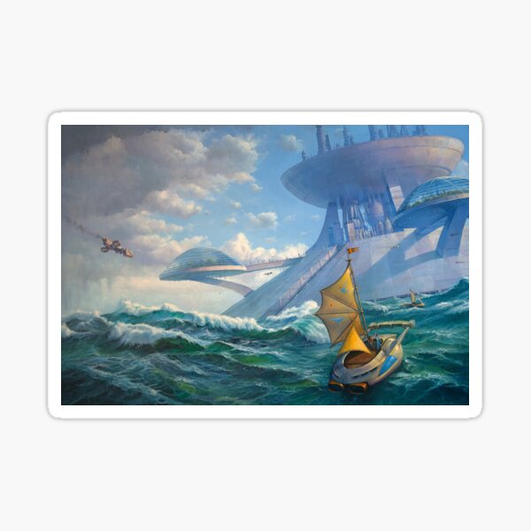 "Pacifica" Sticker for Sale by TThiemeyer | Redbubble