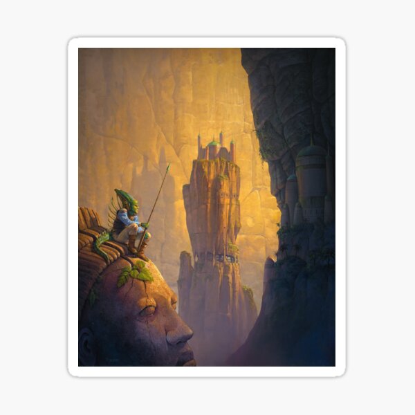 "Legend of Eden" Sticker for Sale by TThiemeyer | Redbubble