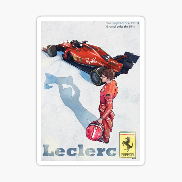" F1 Charles Leclerc Akira anime style" Sticker for Sale by BabuTiny ...