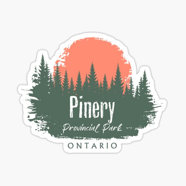 "Pinery Provincial Park Ontario Forest And Sunset" Sticker for Sale by ...