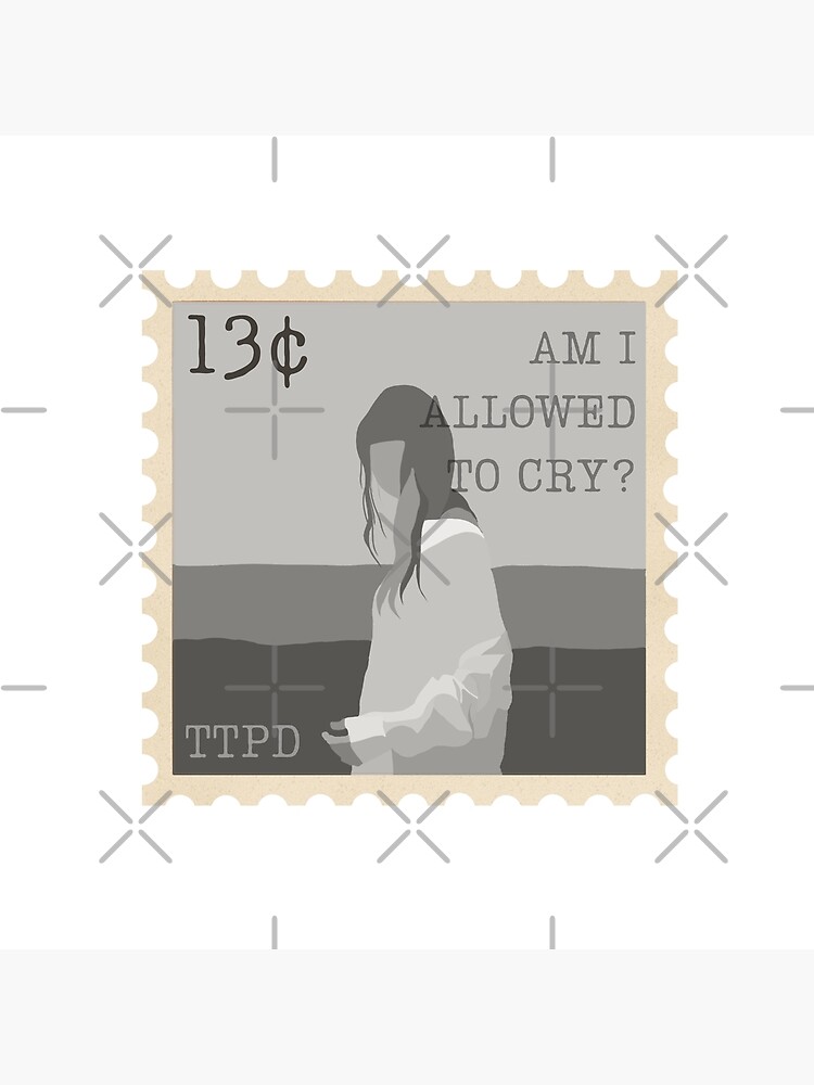 "Taylor Swift TTPD Postage Stamp 4" Poster for Sale by SwiftieStickers ...