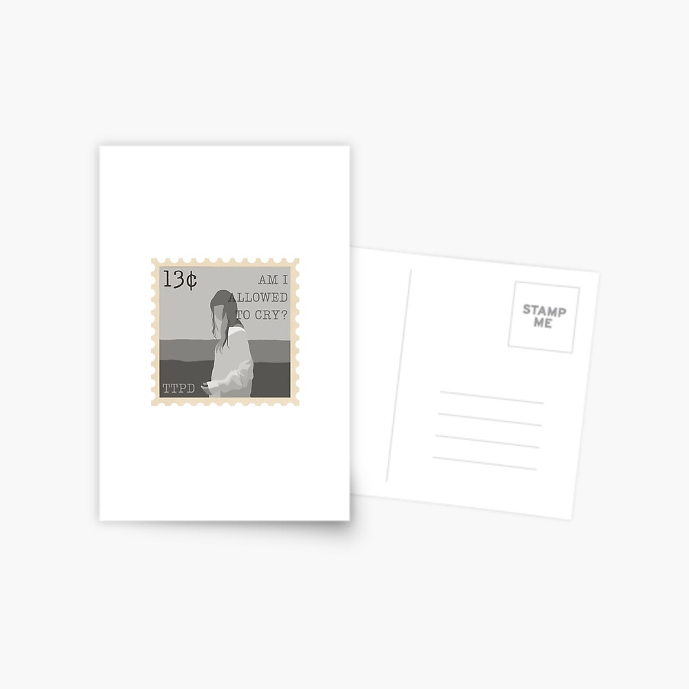 "Taylor Swift TTPD Postage Stamp 4" Sticker for Sale by SwiftieStickers ...