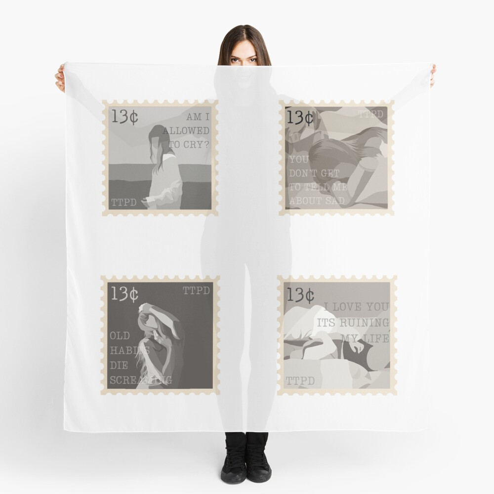 "TTPD Stamp Collection 2" Sticker for Sale by SwiftieStickers | Redbubble